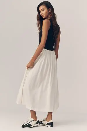 NATION LOS ANGELES Karla Organic Cotton Midi Dress