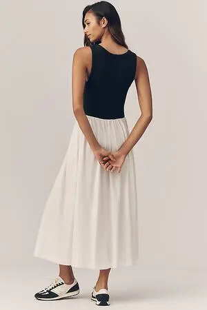NATION LOS ANGELES Karla Organic Cotton Midi Dress