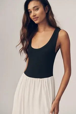 NATION LOS ANGELES Karla Organic Cotton Midi Dress