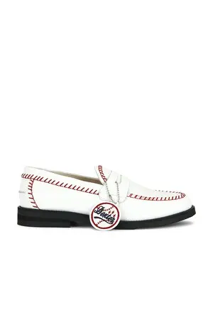 DUKE + DEXTER Duke + Dexter Baseball Penny Loafer Cream
