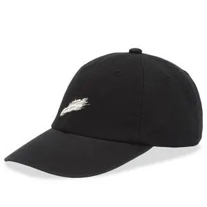 Folk Herringbone Cap - Black Comet