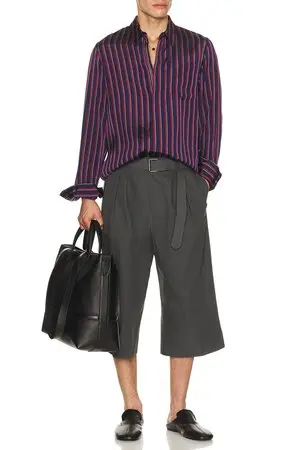 Dries Van Noten Corran Shirt In Blue