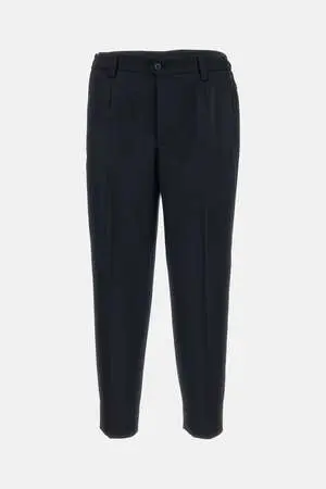 BRIGLIA 1949 Wool Fresco Trousers - Blue