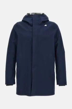 K-WAY Tommy Bonded Hooded Jacket - Blue
