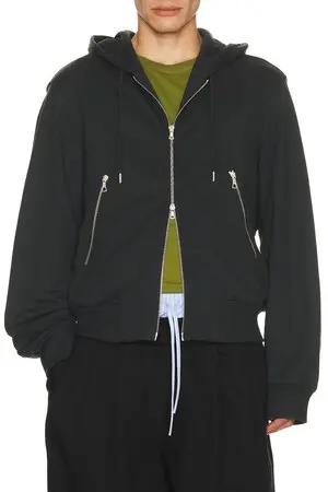 Dries Van Noten Zip Up Sweatshirts Hoodies For Men