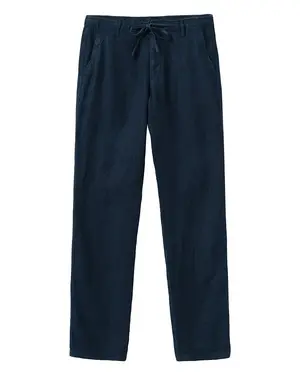 PINK HOUSE Linen Trousers With Drawstring Waist