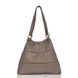 OWEN BARRY Leather Shoulder Bag - Grey