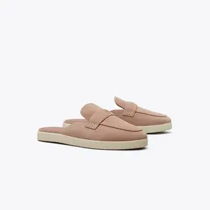 Tory Burch Ballet Mule Loafer With Rubber Sole - Malva