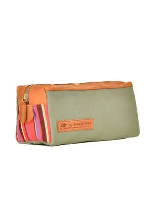 KOY CLOTHING Canvas Washbag - Green