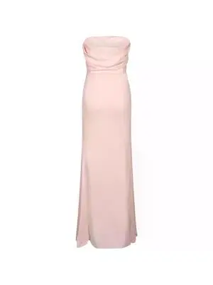 Amen Draped Bustier Maxi Dress