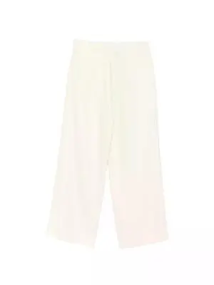 BARBA NAPOLI Elasticated Waist Wide-leg Trousers