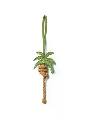 Jacquemus Palm-tree Motif Keyring - Green