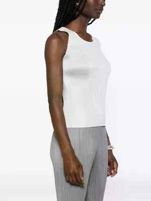 Issey Miyake Sleeveless Pleated Top