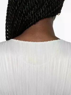 Issey Miyake Sleeveless Pleated Top