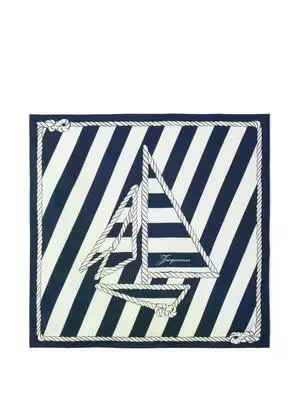 Jacquemus Bateau Corde Scarf - Blue