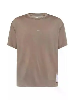 Satisfy Auralite Logo-print T-shirt - Brown