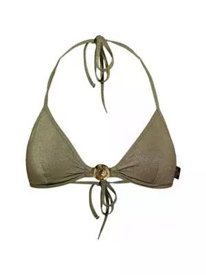 Moschino Smiley Bikini Top - Green