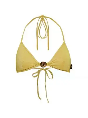 Moschino Moschino Smiley Logo-Patch Bikini Yellow