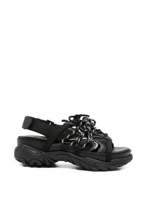 JUUN.J Lace-up Touch-strap Sandals