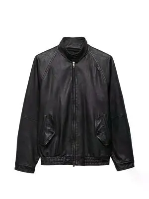 Prada Nappa Leather Blouson Jacket