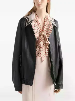 Prada Nappa Leather Blouson Jacket