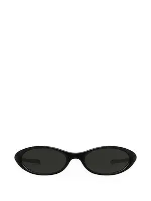 GENTLE MONSTER Oval Frame Sunglasses - Black