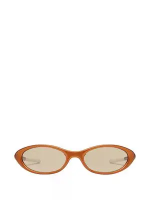 GENTLE MONSTER Oval Frame Sunglasses - Orange