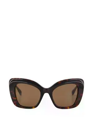 Balenciaga Diva Butterfly Sunglasses - Brown