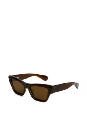 JIL SANDER Cat Eye Frame Sunglasses - Brown