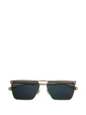 JIL SANDER Rectangle Frame Sunglasses - Gold