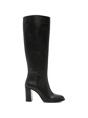 ADRIANNA FERETTI Knee-high Zip-up Block Heel Boots