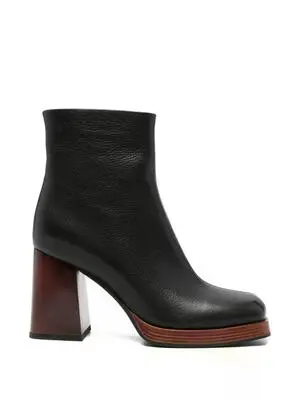 ADRIANNA FERETTI Square-toe Block Heel Boots