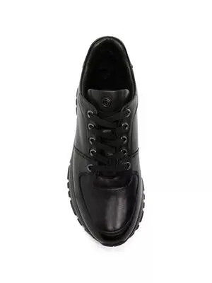 ADRIANNA FERETTI Leather Lace-up Sneakers