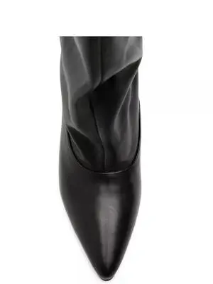 ADRIANNA FERETTI Pointed Toe Block Heel Boots