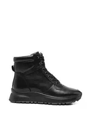ADRIANNA FERETTI Lace-up Leather Boots