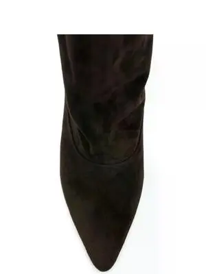 ADRIANNA FERETTI Pointed-toe Suede Boots