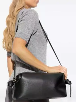 Yuzefi Brioche Grained Leather Shoulder Bag