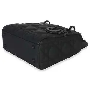 Dior Ultra Matte Supple Cannage Calfskin Lady Bag - Black
