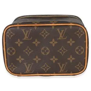 LOUIS VUITTON Monogram Canvas Nice Vanity Case - Brown