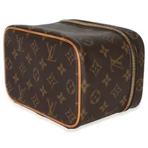 LOUIS VUITTON Monogram Canvas Nice Vanity Case - Brown