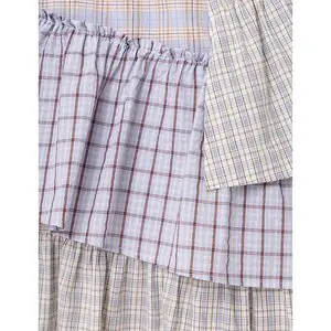 AMY LYNN Thea Tiered Cotton Midi Skirt