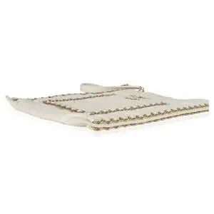 Chanel Quilted Calfskin Flat Tote - Beige