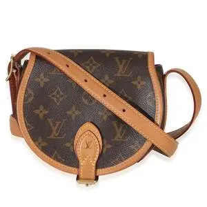 LOUIS VUITTON Monogram Canvas Tambourin Nm Shoulder Bag - Brown