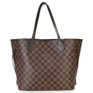 LOUIS VUITTON Damier Ebene Canvas Neverfull Mm Tote - Brown