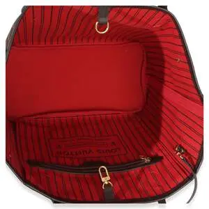 LOUIS VUITTON Damier Ebene Canvas Neverfull Mm Tote - Brown