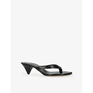 JUDE Rooty Leather Heeled Sandals