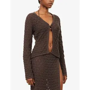 4TH & RECKLESS Dellina V-neck Knitted Top