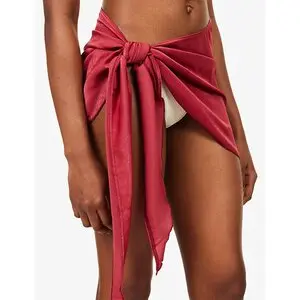 GRACEJACOB Cherry Shimmer Woven Sarong