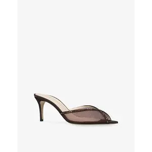 ANDREA WAZEN Katy 75 Mesh Heeled Mules