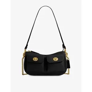 COACH Twin Turnlock Waverly Shoulder Bag